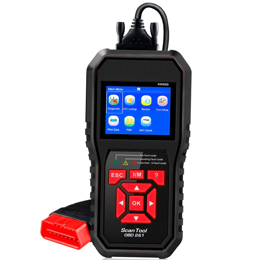 KONNWEI OBDII Scanner Code Reader (KW850) Professional OBDII Anto ...