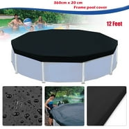 Intex 16 x 32 Foot Rectangular Frame Above Ground Swimming Pool Solar ...