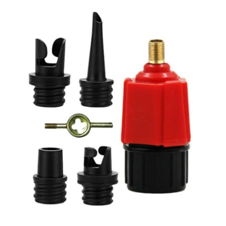 5 Pieces Valves Adapter Pump Adaptor Inflatable with 1 Wrench Sturdy ...