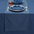 Efavormart 14"x108" Dark Blue Faux Denim Polyester Table Runner For ...