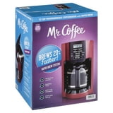 Mr. Coffee 12-Cup Programmable Coffeemaker, Rapid Brew, Red - Walmart.com