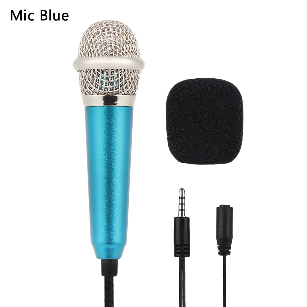 Portable 3.5mm Notebook Singing Mini Microphone Speaker With Headphone ...