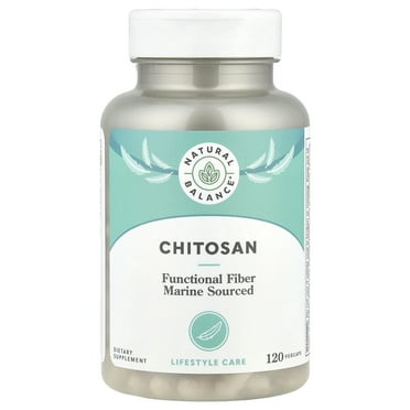 Chitosan Supplement 1200mg - 120 Capsules by Carlyle | Non-GMO, Gluten ...