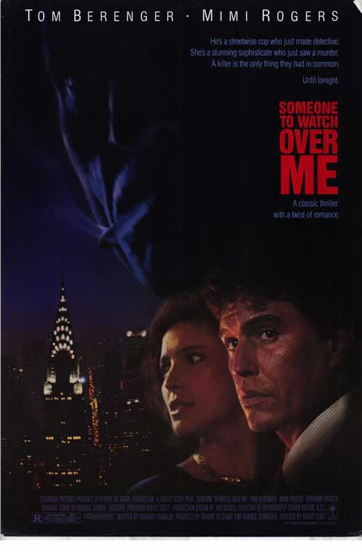 Someone to Watch Over Me - movie POSTER (Style B) (27" x 40") (1987 ...
