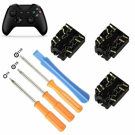 3.5mm Jack Headphone Audio Port Socket Sets For Xbox One Controller ...