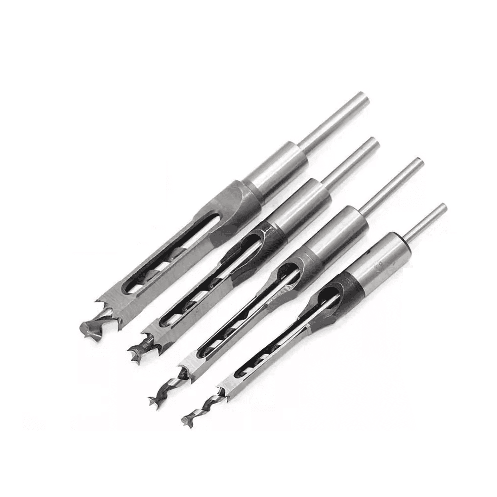 4pzs De Broca Escopleadora Cuadrada Para Madera Plata/NEGRO | Bodega ...
