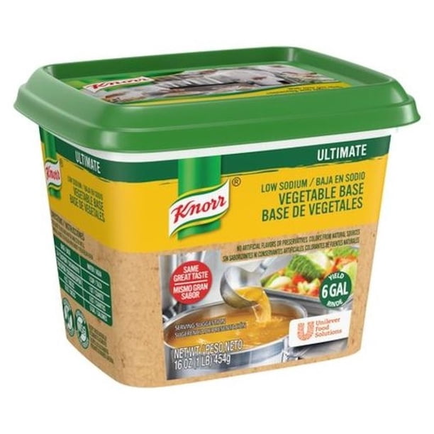 Knorr Ultimate Low Sodium Vegetable Base, 1 Pound -- 6 per case ...