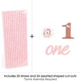 Big Dot of Happiness 1st Birthday Little Miss Onederful - Paper Straw ...