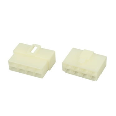 Nylon Latching Connector 8-pin 6.3mm 1/4" Male Female for 18-14AWG Wire ...