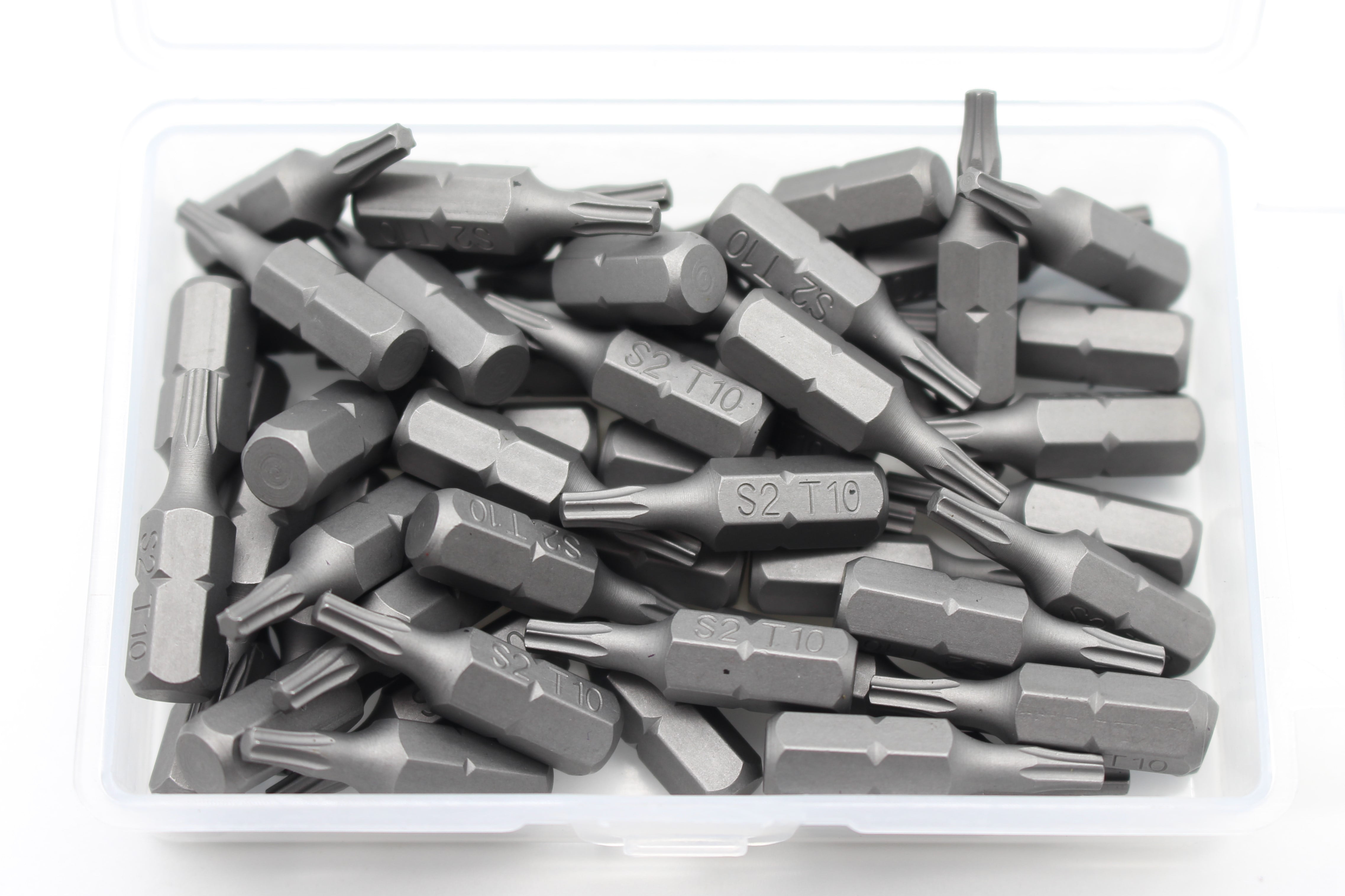 TEMO 50 pc T10 Torx 6 Point Impact Ready 1 Inch (25 mm) Long ...