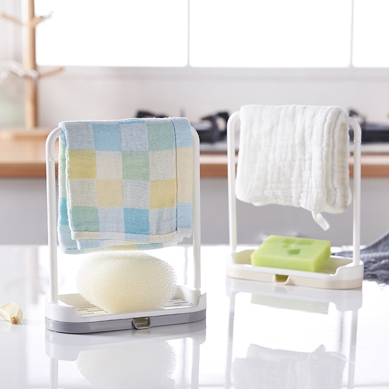 Creative kitchen Table Shelf Towel Hanger Dishcloth Stand Wash Dish ...