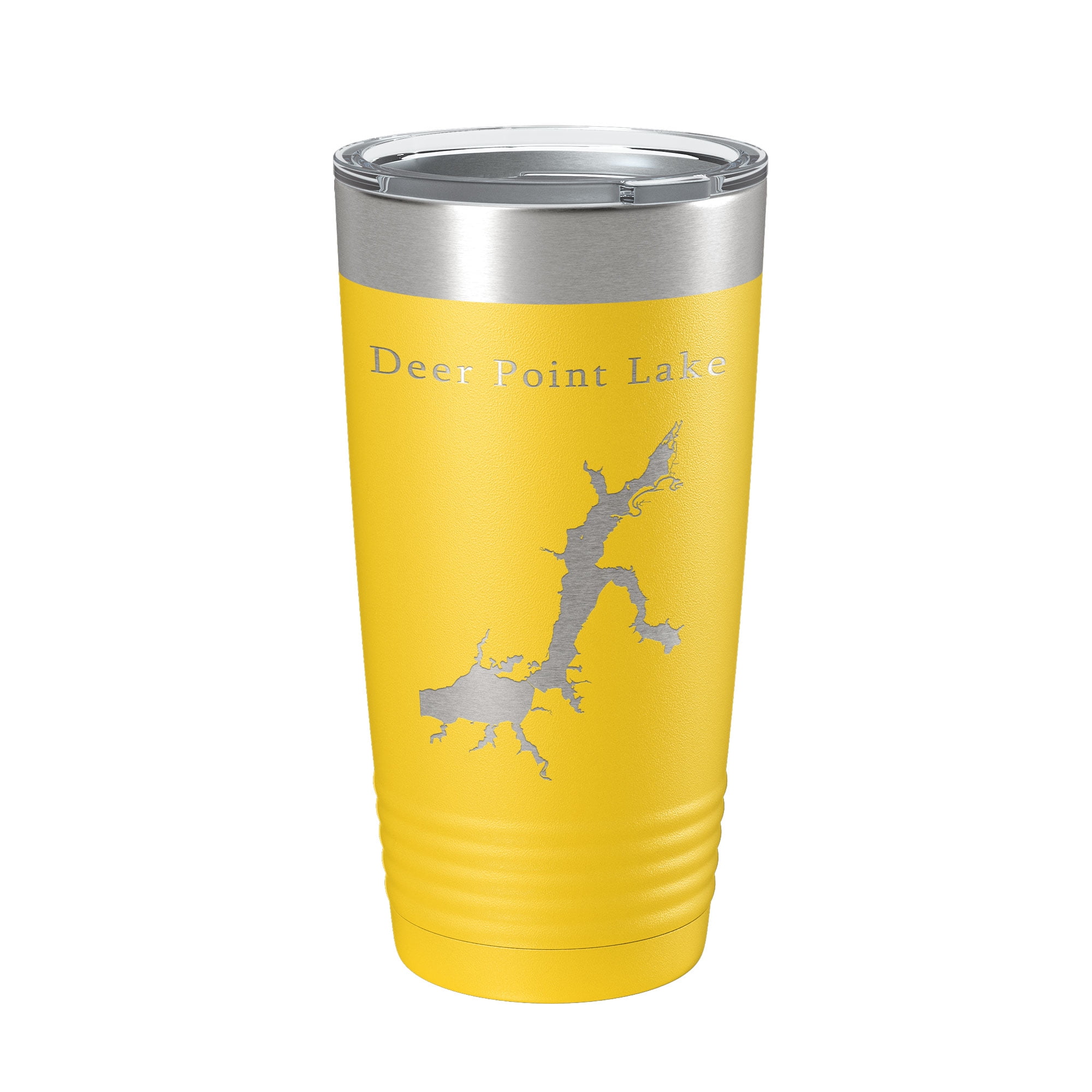Deer Point Lake Map Tumbler Travel Mug Insulated Laser Engraved Coffee ...