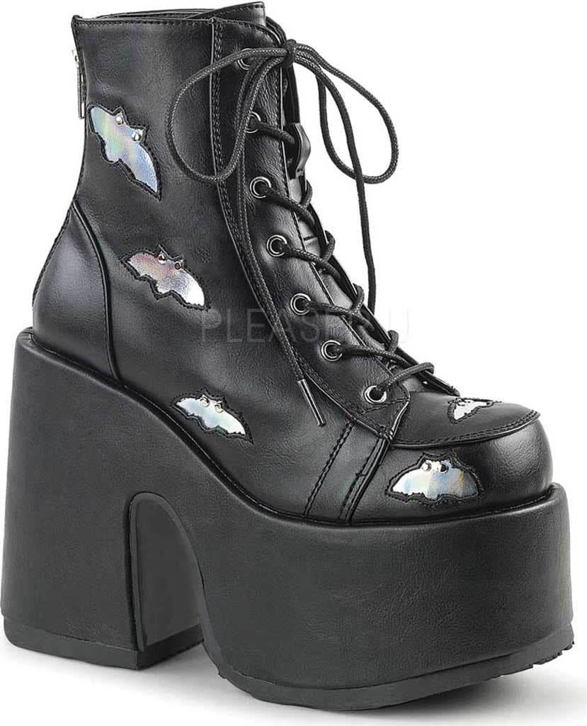 Women's Demonia Camel 201 Platform Ankle Bootie - Walmart.com