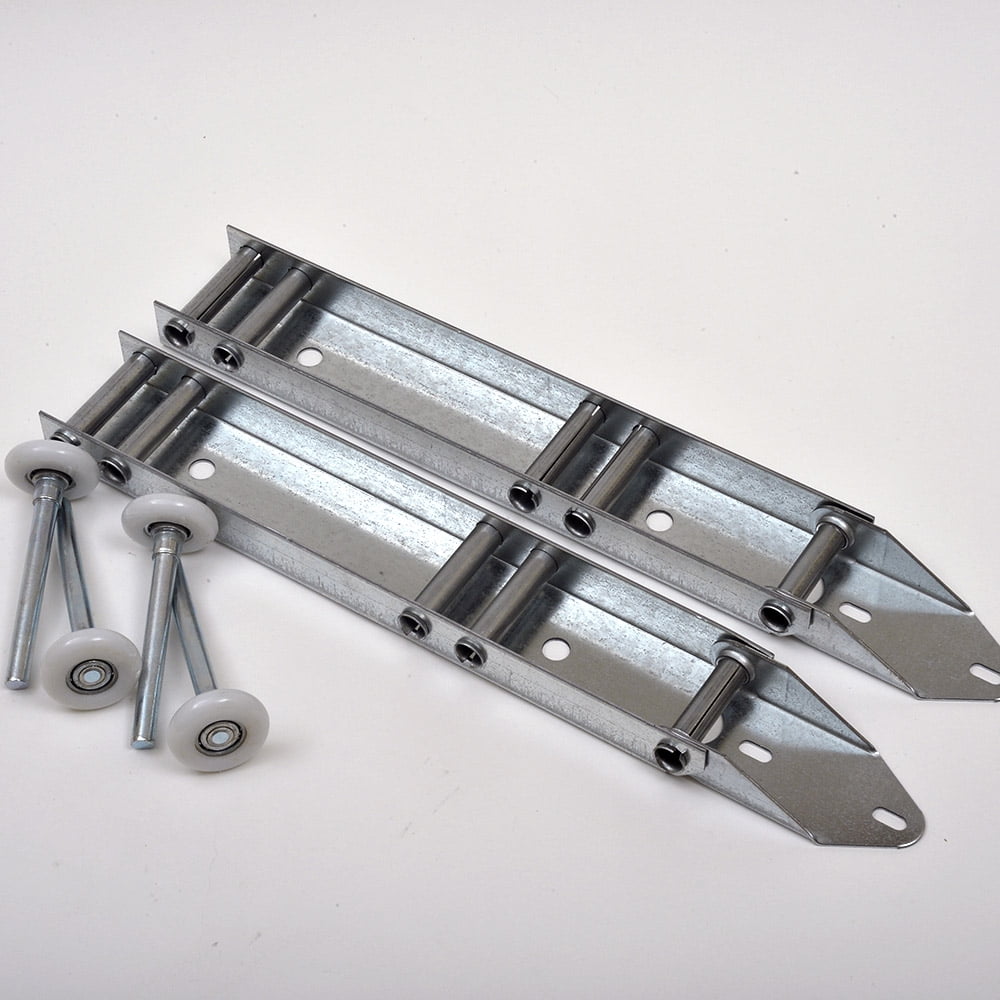 Garage Door Low Headroom Quick Turn Brackets (Pair) w/ Rollers ...