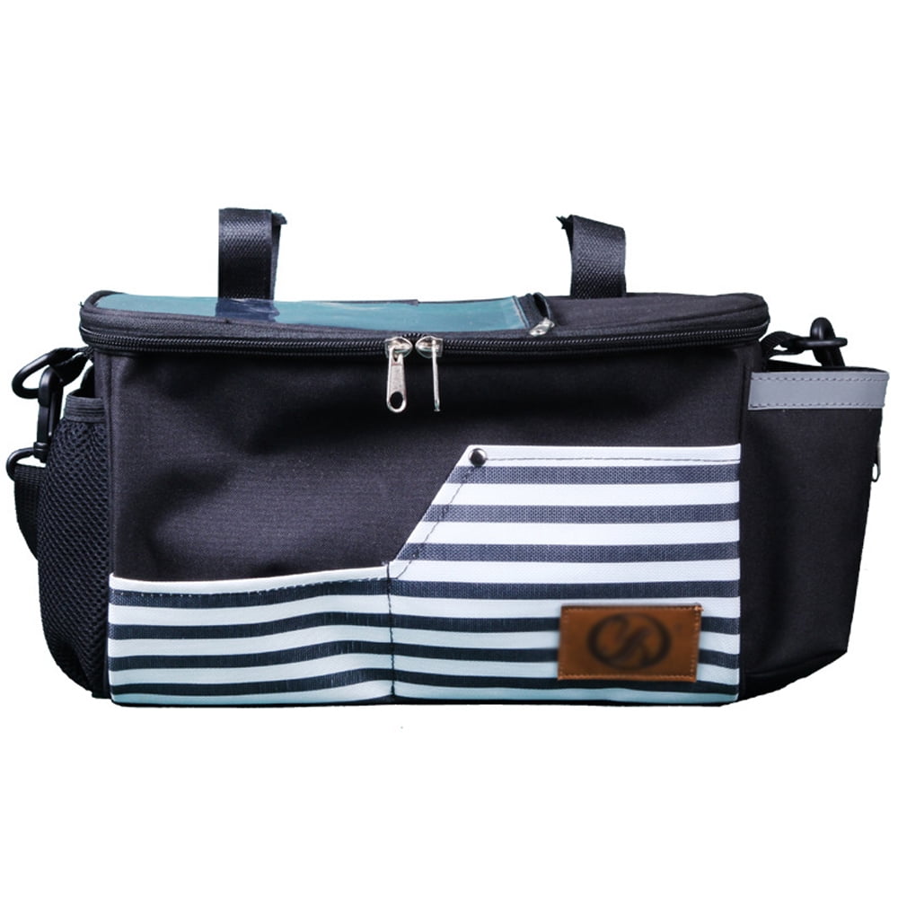 Stroller Organizer Pram Pushchair Organizer Bag 2-in-1 Buggy Organizer ...