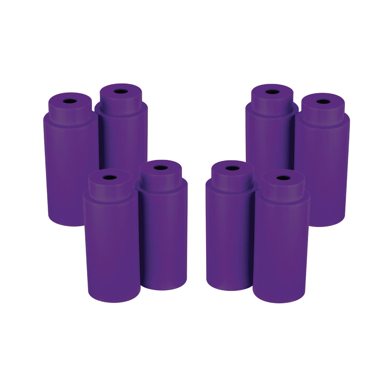 EverCurve Double Tube Bulk Pack - 12 Pieces - Purple - Walmart.com