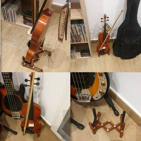 Folding Violin Stand Professional Portable Musical Instrument Fiddle ...