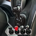 All-metal ball-handle style car keyless start button rocker start cover ...