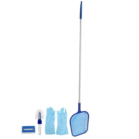 Pool Kit, Swimming Pool Cleaner Supplies Pool Skimmer Net Pool Brush ...