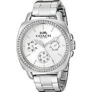 Coach Women's Grand Stainless Steel Quartz Watch, 36mm, Water Resistant ...