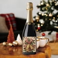 45 Sheets PVC Adhesive Stickers Wine Bottle Adhesive Label Santa Claus ...