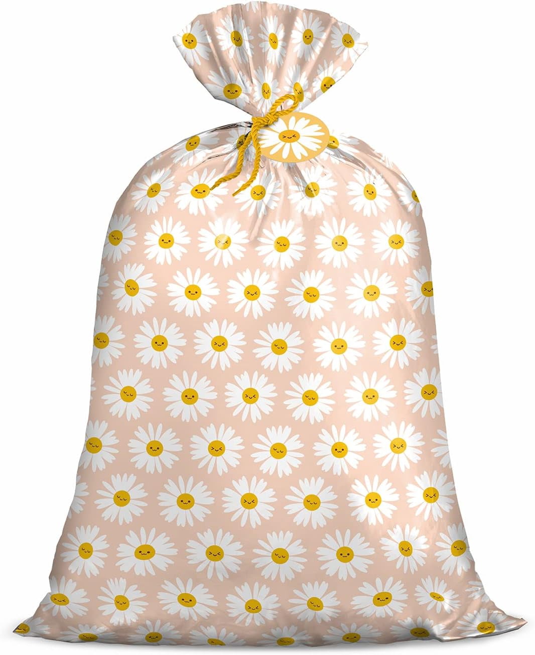 Loveinside Jumbo Large Plastic Gift Bag, Floral Design Plastic Bag with ...