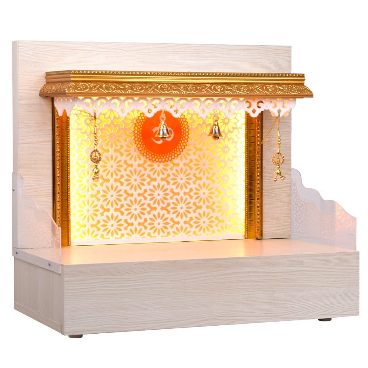 Handmade Designer Wooden Mandir for Home/ Wall Hanging Mandir /Temple ...
