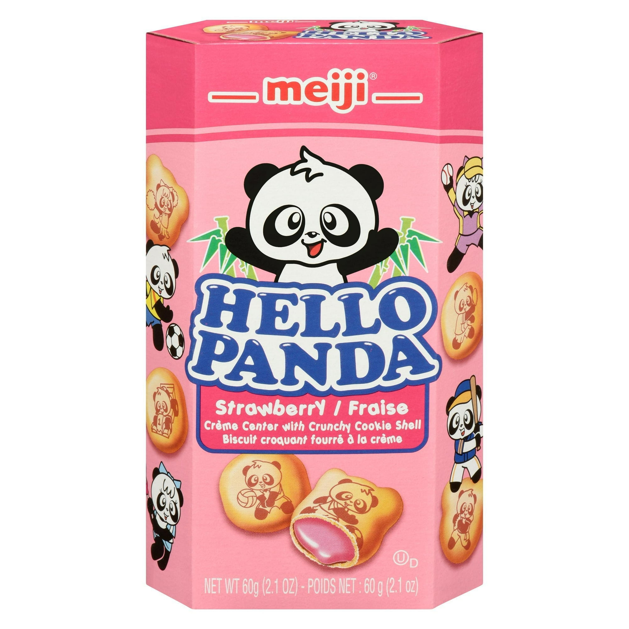 Click here for Meiji Hello Panda Cookies - Strawberry 60 G prices