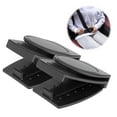 Agiufgs Seat Belt Adjuster Clip 2 Pack, Anti-Slip Silicone Pad for ...