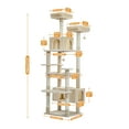 Pefilos 72" Cat Tree Tower for Large Cats, Indoor Cat Condo with Sisal ...