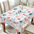60x120in Square Printed Tablecloth Easy-Care Decorative Table Cloth for ...