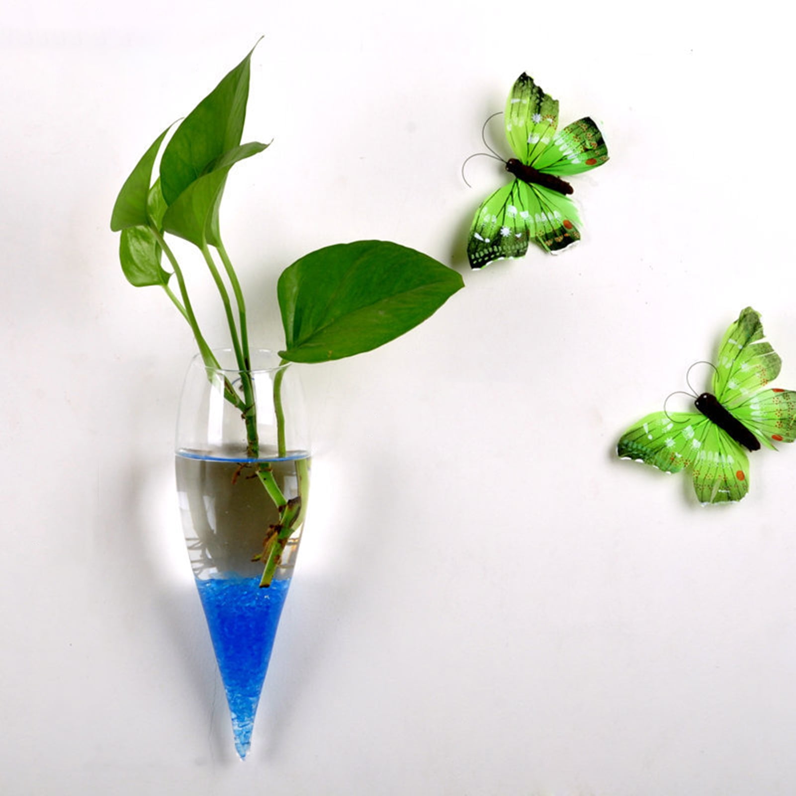 D-GROEE Hanging Wall Mounted Fish Bowl Betta Tank Aquarium Wall Decor ...