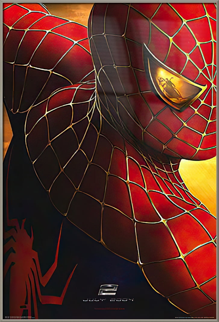 Spider-Man 2 - Framed Marvel Movie Poster (Advance Style / Profile ...
