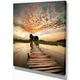 Designart Makeshift Wooden Pier Over River Canvas Wall Art - Walmart.ca