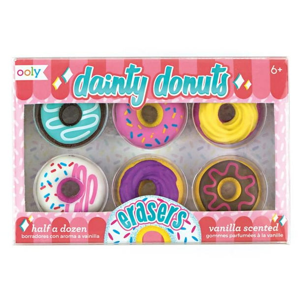 Dainty Donuts Scented Erasers - Set of 6 (Other) - Walmart.com