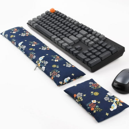 Keyboard and Mouse Wrist Rest Bean Bag Set, Ergonomic Mouse Pad ...