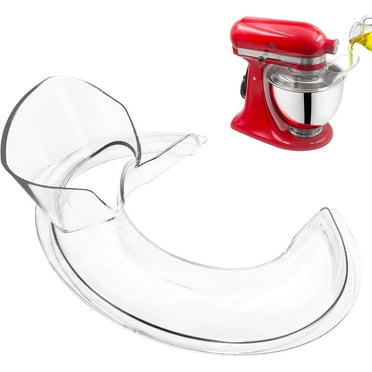 Pouring Shield for 4.5-5 Quart Mixer Bowl, Clear Safety Shield for Aid ...