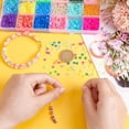 1 Box 24 Strands 24 Colors Handmade Polymer Clay Beads Strands for ...