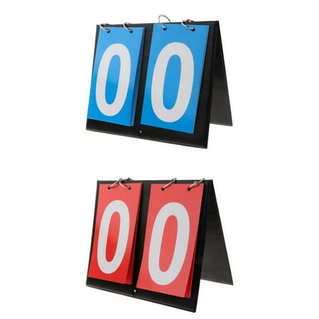 1 Pair 2-Digital Professional Score Flip Chart - Portable Scoreboards ...