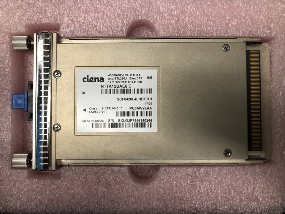 Ciena Class 1 Laser 40GBASE-LR4 Module NTTA12BAE6C - Walmart.com