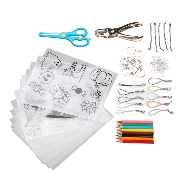 Heat Shrink Plastic Sheet Kit, Interesting Shrinky Sheets Kit ...