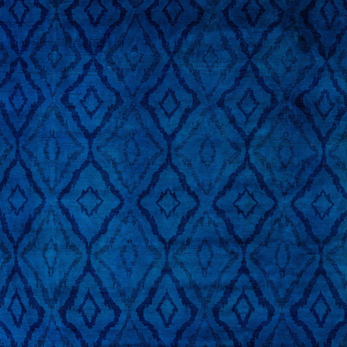 Ahgly Company Machine Washable Indoor Square Abstract Cobalt Blue Area ...