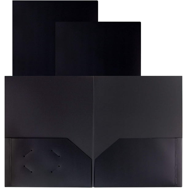 Folders with Pockets - Plastic Folders, Include Removable Labels ...