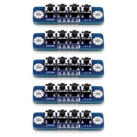 5PCS 4-Bit Key Module MCU External Key Module Switch Board Bluetooth ...