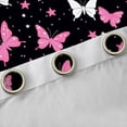 Castle Fairy Butterfly Black Out Curtains,Starry Sky Curtains Pack of 2 ...