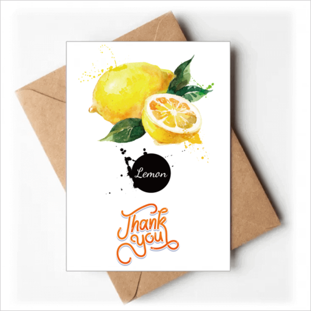 Lemon Card