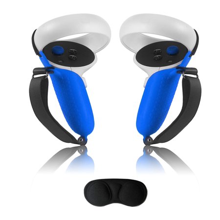 MUGEYMYD Touch Controller Grip Cover and Lens Cover for Oculus Quest 2 ...