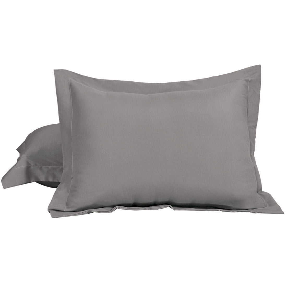 Click here for Unique Bargains 2 Pcs Grey Pillow Shams 1800 Serie... prices