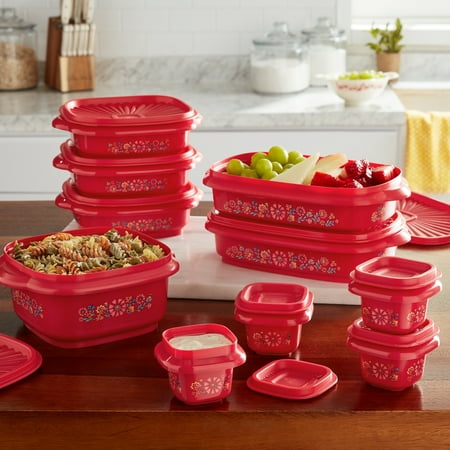 Pioneer Woman 20pc Boxed Set Red - Walmart.com - Walmart.com