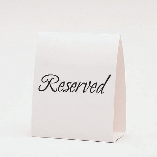 Reserved Table Cards (12 count) - Walmart.com